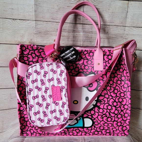 Hello Kitty | Bags | Hello Kitty Travel Bag 3 Piece Set | Poshmark